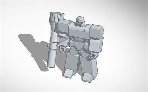 3d Design Transformers Megatron G1 Model Tinkercad