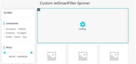 Create Custom Ajax Loading Spinner For Jetsmartfilters With Jetengine