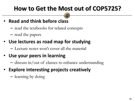 ppt cop5725 advanced database systems powerpoint presentation free