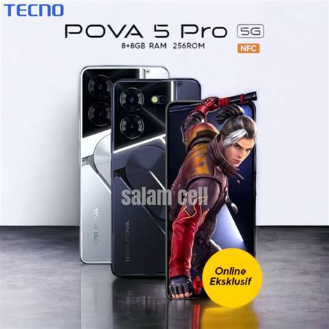 Tecno Pova 5 Pro 5g Ram 88256gb Dimensity 6080 68w Super Fast