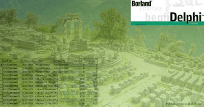 Cara Mengambil Nilai Value Dari Dbgrid Delphi Blog On