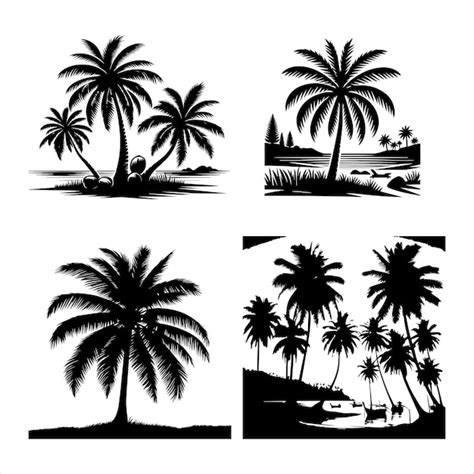 Premium Vector Coconut Tree Tropical Vector Design1