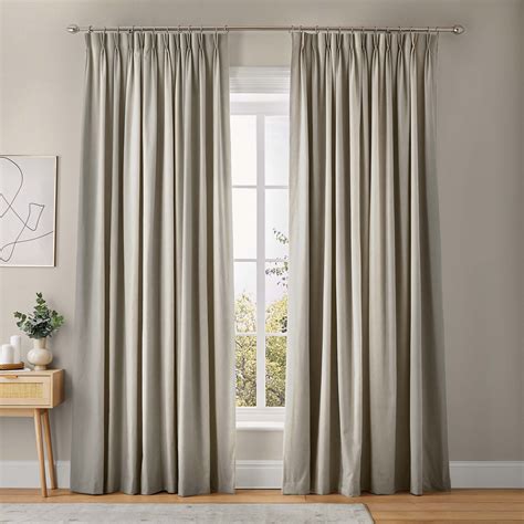 Dapple Sand Plain Pleated Curtains Chennai Blinds