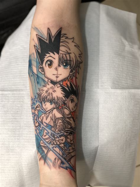 Gon Killua Hxh Tattoo Made By Darteriaoficial