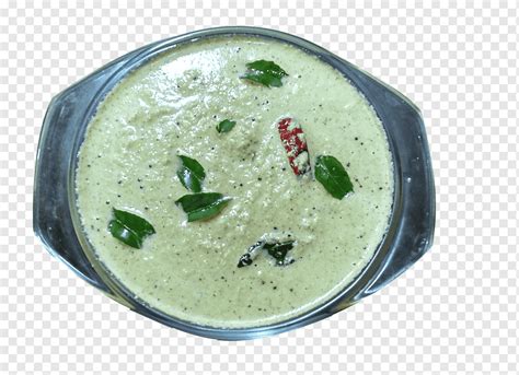 코코넛 처트니 Uttapam Vada Dosa 수프 식품 레시피 Png Pngwing