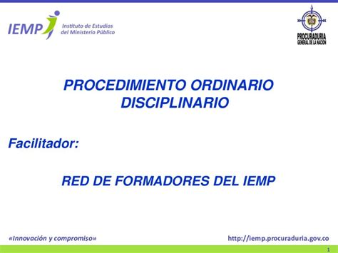 Proceso Disciplinario Gmh Abogados