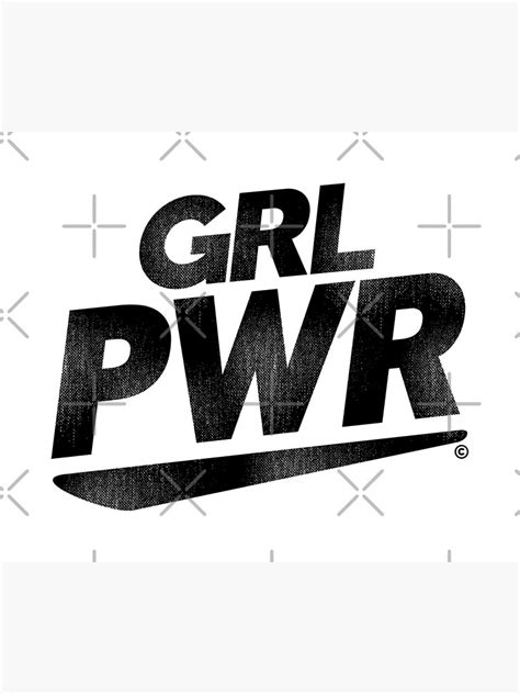 GRL PWR SWOOSH BY SUBGIRL Poster By SUBGIRL Redbubble