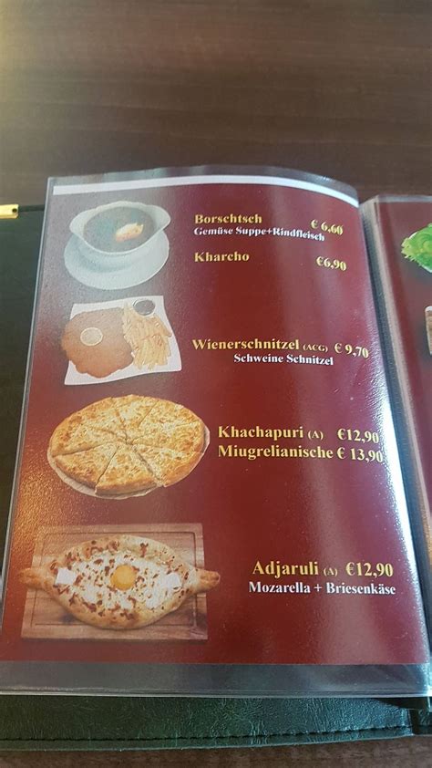 Menu at Sem Restaurant, Armenian & Russian, Vienna, Belvederegasse 17