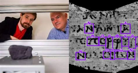 Researchers Use A I To Decipher Scrolls Charred By Mt Vesuvius