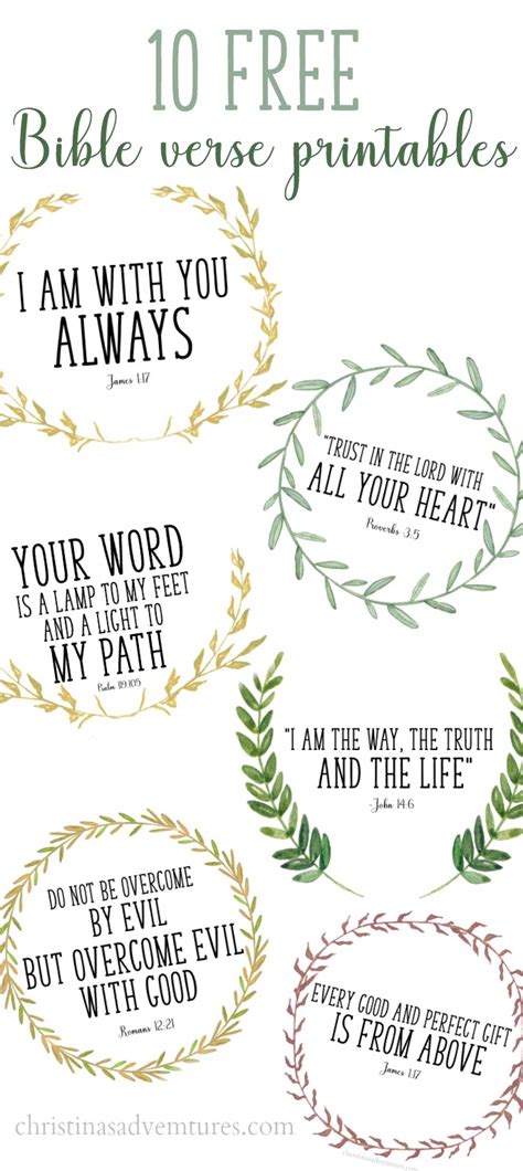 Free Bible Verse Printables Printable Calendars At A Glance