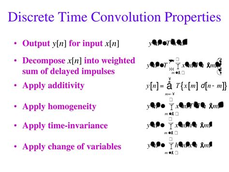Ppt Discrete Time Convolution And Filtering Concept Powerpoint
