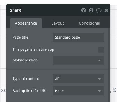 Dynamically Create Pages Or Have A Special Bubble Page Would Be