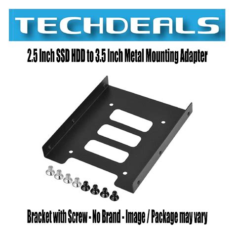 Inch SSD HDD To Inch Metal Mounting Adapter Bracket With Screw Shopee Singapore