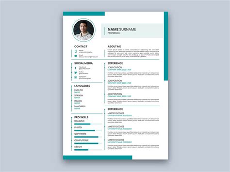Free Purple Resume Template For Any Job Position Freebiesjedi