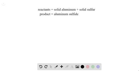 The Solids Aluminum And Sulfur React To Produce Aluminum Sulfide