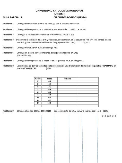 GUIA 3 PARCIAL CIRCUITOS LOGICOS | PDF