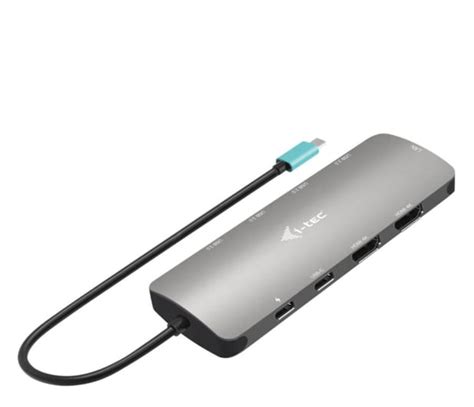 I Tec Usb C Metal Nano 2x Display Dock Pd 100w Zasilacz Stacje