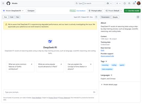 Deepseek R1 And Github Models A New Alternative To Hugging Face Agentico