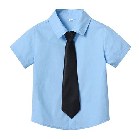 Girls Button Down Shirts Light Blue Button Down Boys Boys Formal Outfit