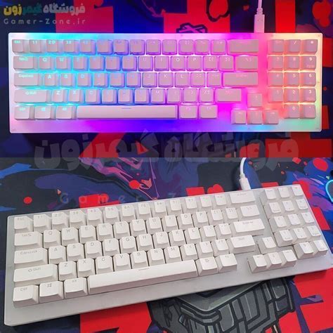 کیبورد گیمینگ مکانیکال بدنه شفاف وومیر مدل Womier K77 Rgb Hot