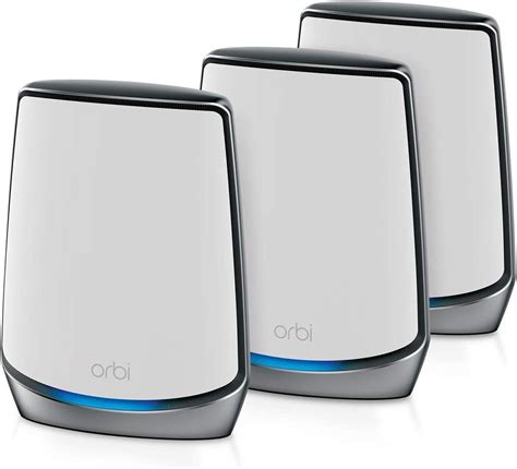 Netgear Orbi Rbk853 Tri Band Wifi 6 Mesh System Wifi 6 Router With 2 Satellite Extenders