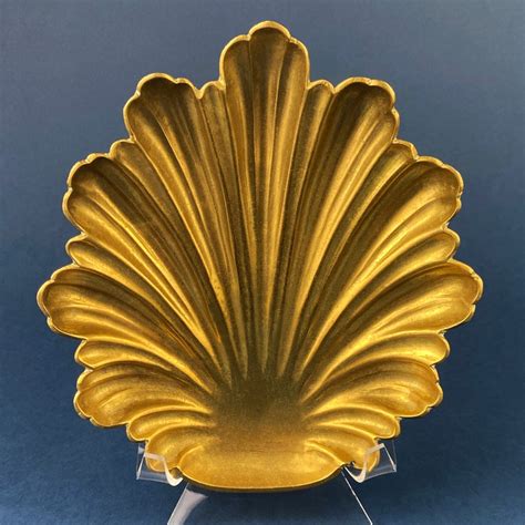 Brass Shell Dish Etsy