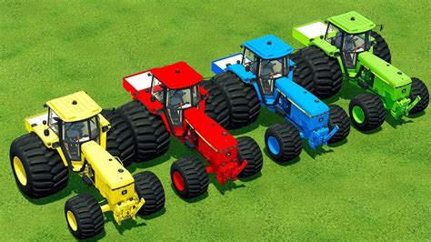 TRANSPORTING SPREADING LIME WITH JOHN DEERE TRACTORS Farming
