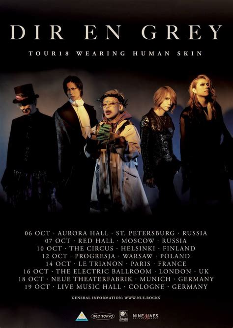 Ganshin The Return Of Dir En Grey Dir En Grey Tour18 Wearing