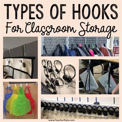 Types Of Hooks For Classroom Storage Nyla S Crafty Teaching
