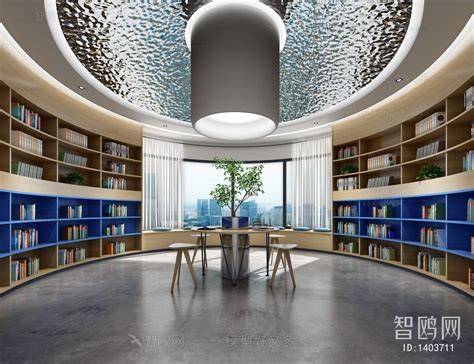 Modern Library 3d Model Download Model Id593101988 1miba