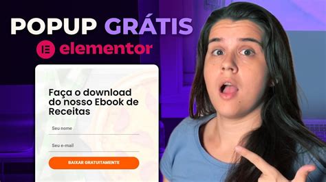 Como Criar Popups Sem O Elementor Pro Youtube