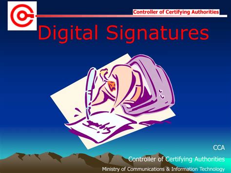 ppt digital signatures powerpoint presentation free download id