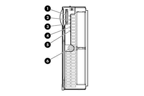Front Panel LEDs BL460c G7 HP ProLiant G6 And G7 Server