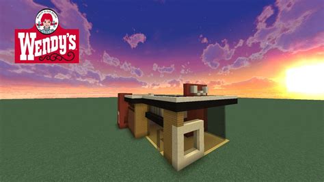 How To Build Wendys In Minecraft Youtube
