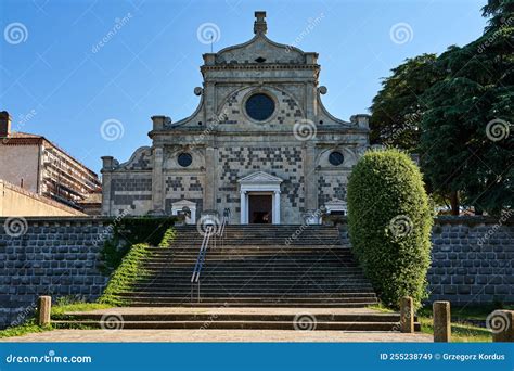 Entrance To The Historic Church Of The Abbazia Di Praglia Convent Stock Image Image Of Europe