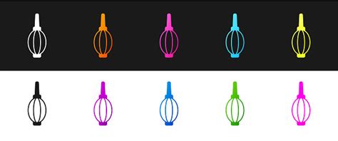 먼지 송풍기 아이콘을 흑백 배경에 분리하여 설정합니다 공기 살포기 렌즈 클리너 카메라 센서 청소 벡터 감지기에 대한 스톡 벡터 아트 및 기타 이미지 Istock