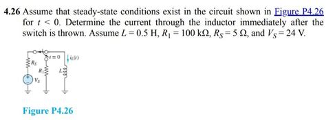 Solved Assume That Steady State Conditions Exist In The Chegg
