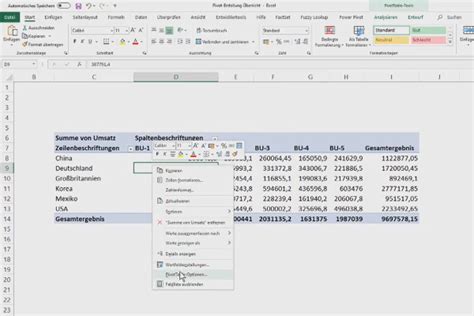 Pivot Tabellen In Excel Erstellen Und Formatieren Video Kurs
