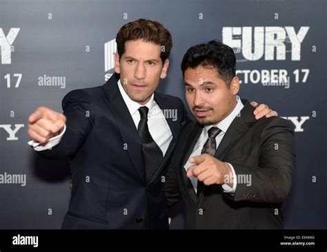 Washington Dc Usa 15th Oct 2014 Actors Jon Bernthal L And Michael Pena Attend The World