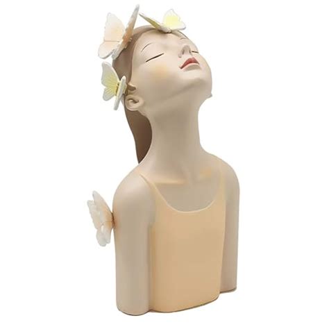 26cm Peach Resin Butterfly Girl Figurine