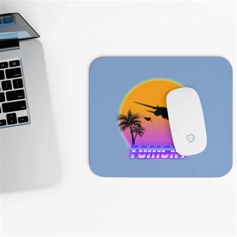 F 14 Tomcat Sunset Flight Mouse Pads Designed And Sold By Evansamker