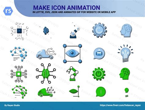 Icon Animation In Lottiesvg And Animated  For Web Upwork