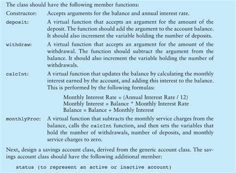 Solved Bank Accounts This Program Should Be Designed And Chegg