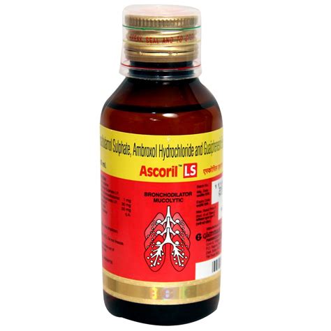 Ascoril Cough Syrup Ascoril Ls Syrup Latest Price Dealers And Retailers In India