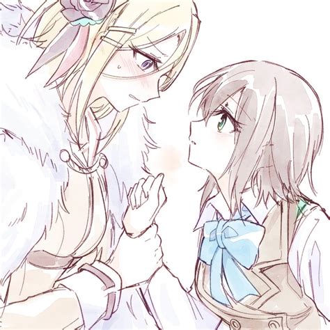 Aoi Erika And Minase Ichigo Heaven Burns Red Drawn By Opi Danbooru