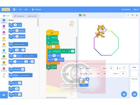 Grow 2 Genius แอดลองรวบรวมการเขียนโปรแกรมใน Scratch