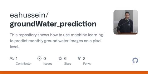 Github Eahusseingroundwaterprediction This Repository Shows How To