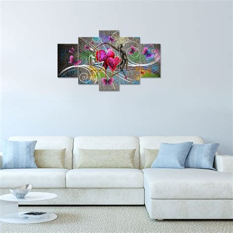 Frameless Canvas Print Abstract Dancing Lovers Modern Wall Art Picture Home Decor At Banggood
