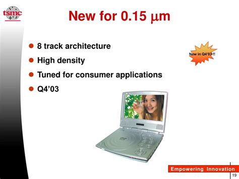 PPT TSMC Libraries Advanced Technology Standard Cells Industry Standard I Os PowerPoint