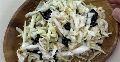 양배추 김 샐러드